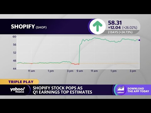 Shopify stock surges on Q1 earnings beat, logistics deal with Flexport