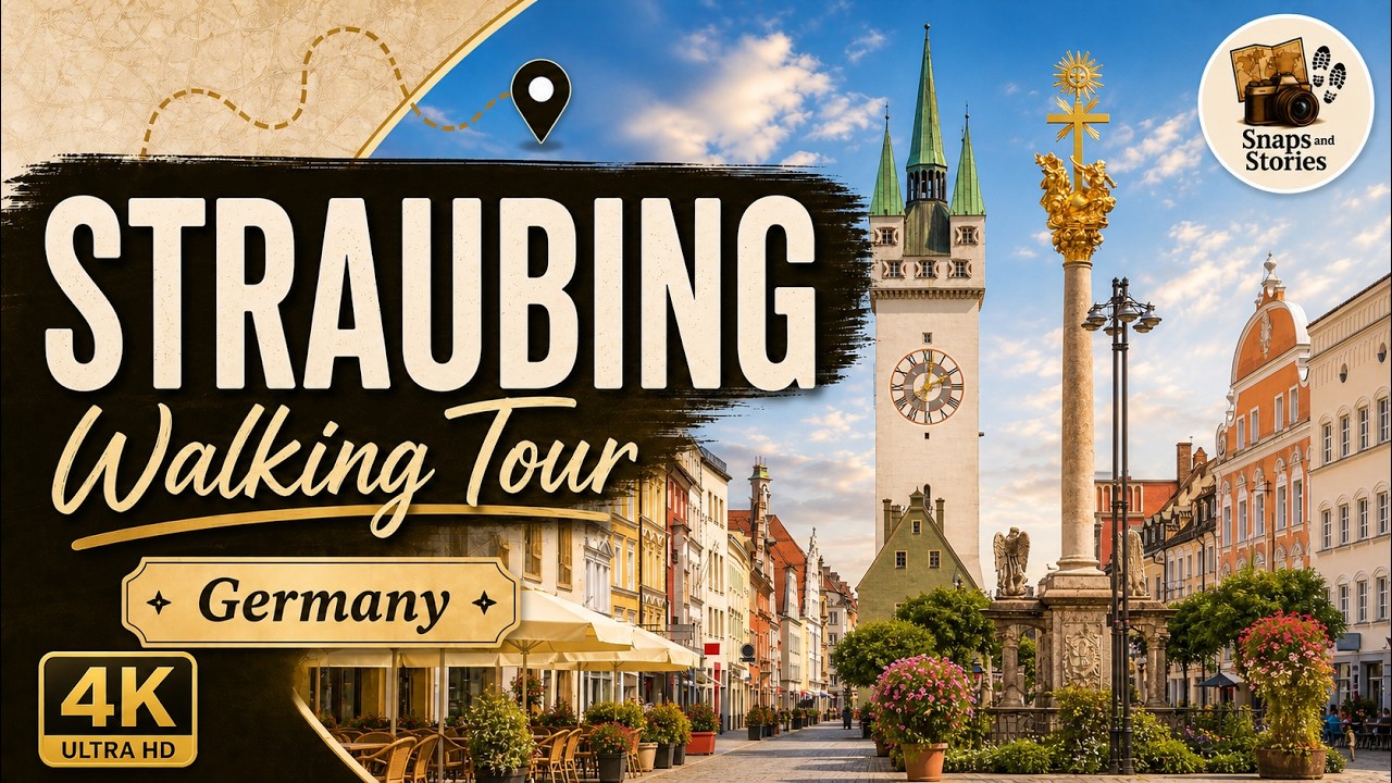 Straubing: A Hidden Gem of Bavaria (4K Walking Tour)