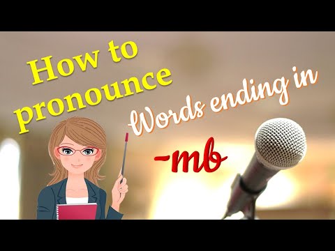 Words ending in –mb | Learn English Pronunciation | How to pronounce