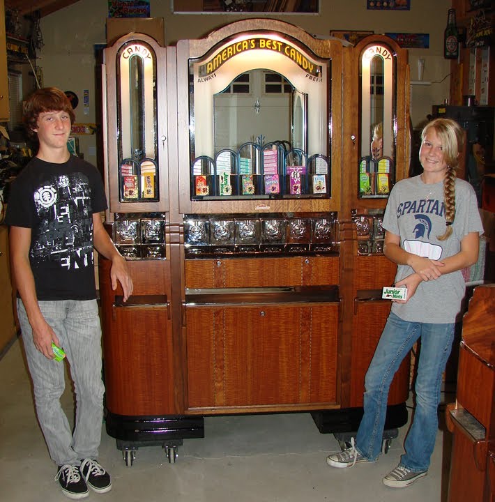 America's Best Candy 1920s Theater Vending Machine - Full Restoration