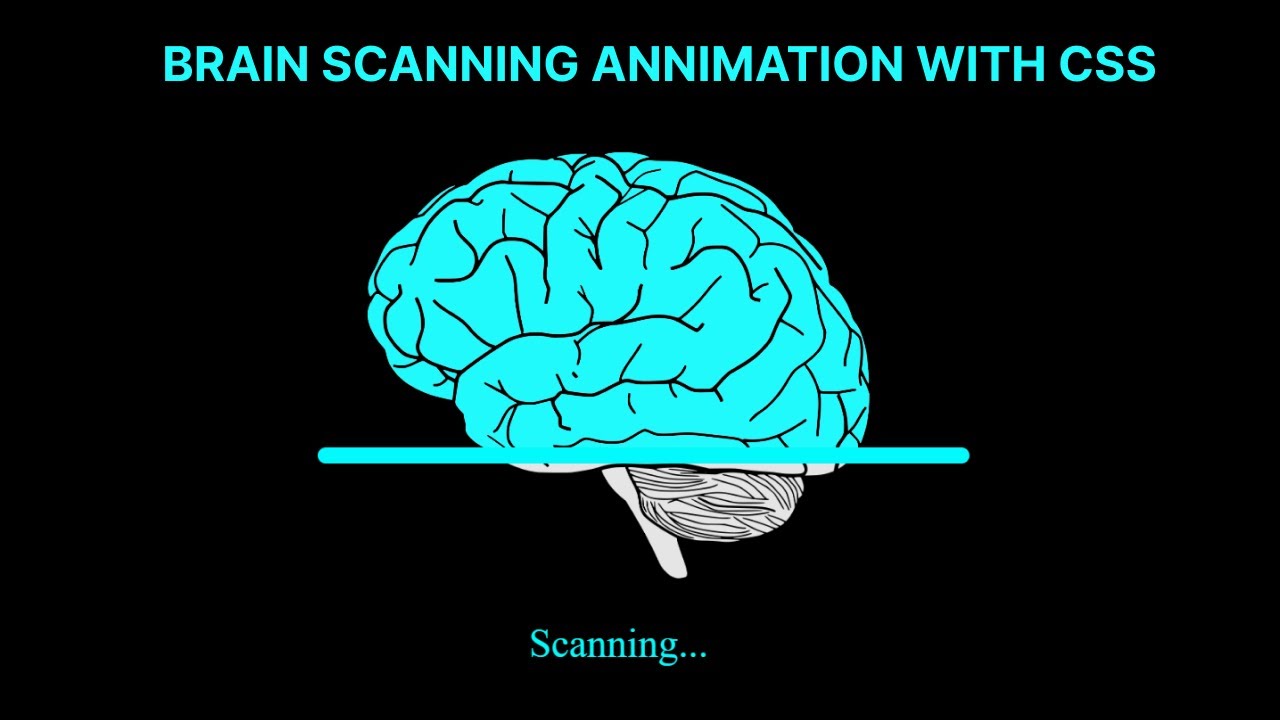 CSS Brain Scanner Effect | Html CSS @quickcodeacademy