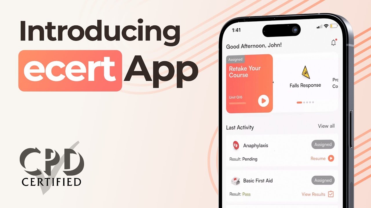 Introducing the ecert App 📱 | Fast-Track Your CPD Certification & Compliance Training