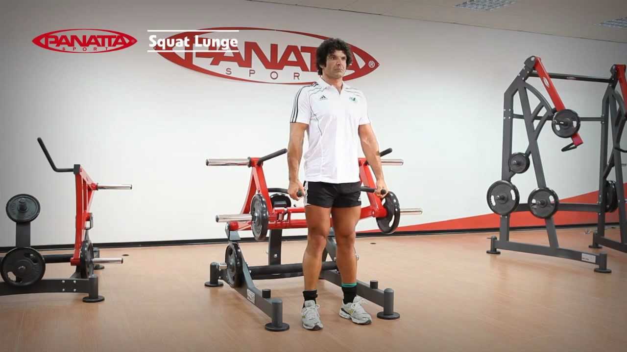 Squat lunge - Panatta Sport
