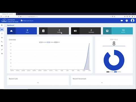 NSv Connect Panasonic Cloud Services: Admin Dashboard