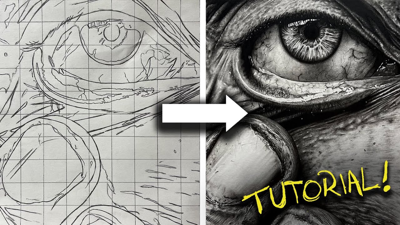 How to Create the Grid For Your Drawing! EASY Grid Method Step-by-Step