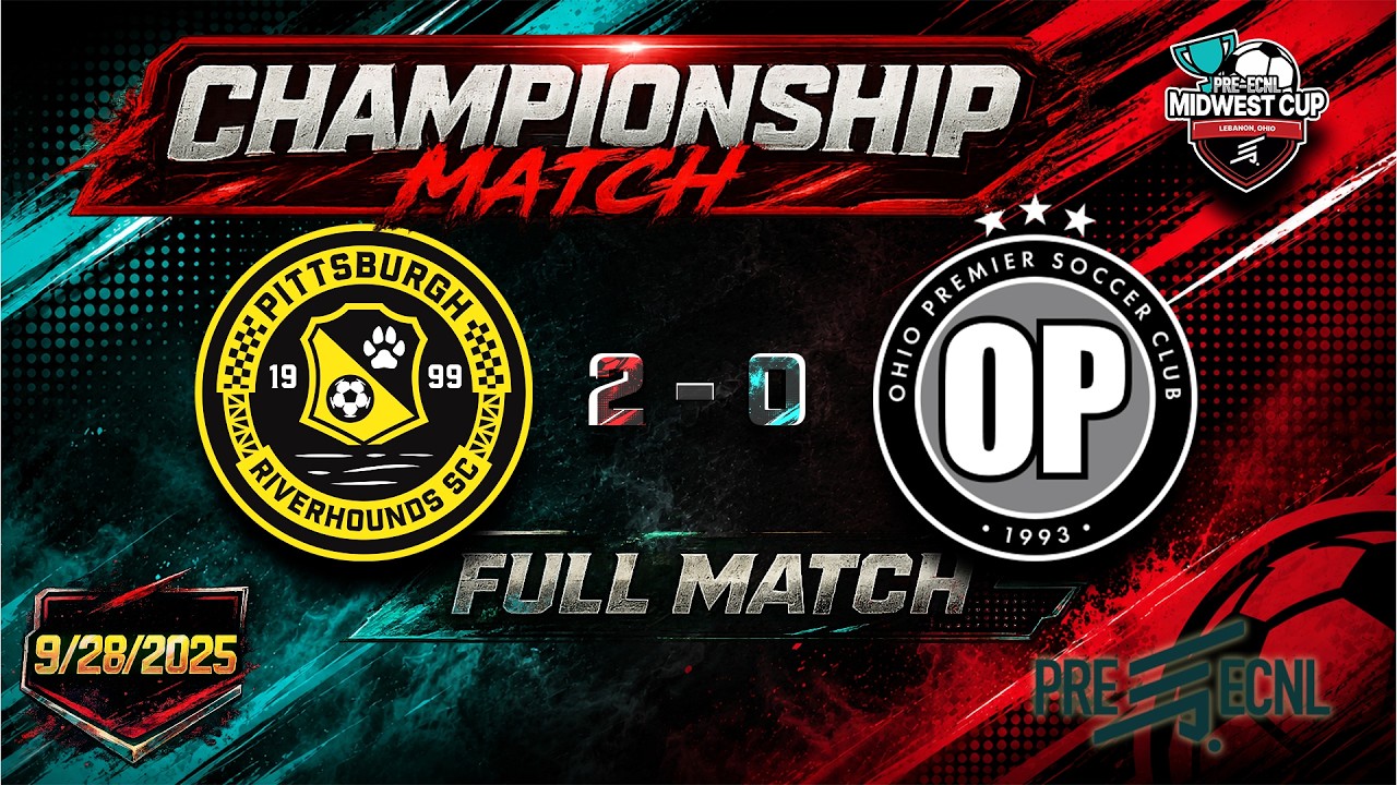 Riverhounds vs Ohio Premier | 2-0 Win | Midwest Cup 2025 Championship Full Match