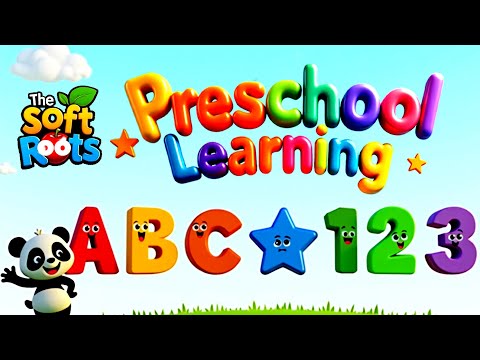 Preschool Learning activities for 3 year olds at home | Learn ABC Phonics Shapes Numbers Colors 🌈