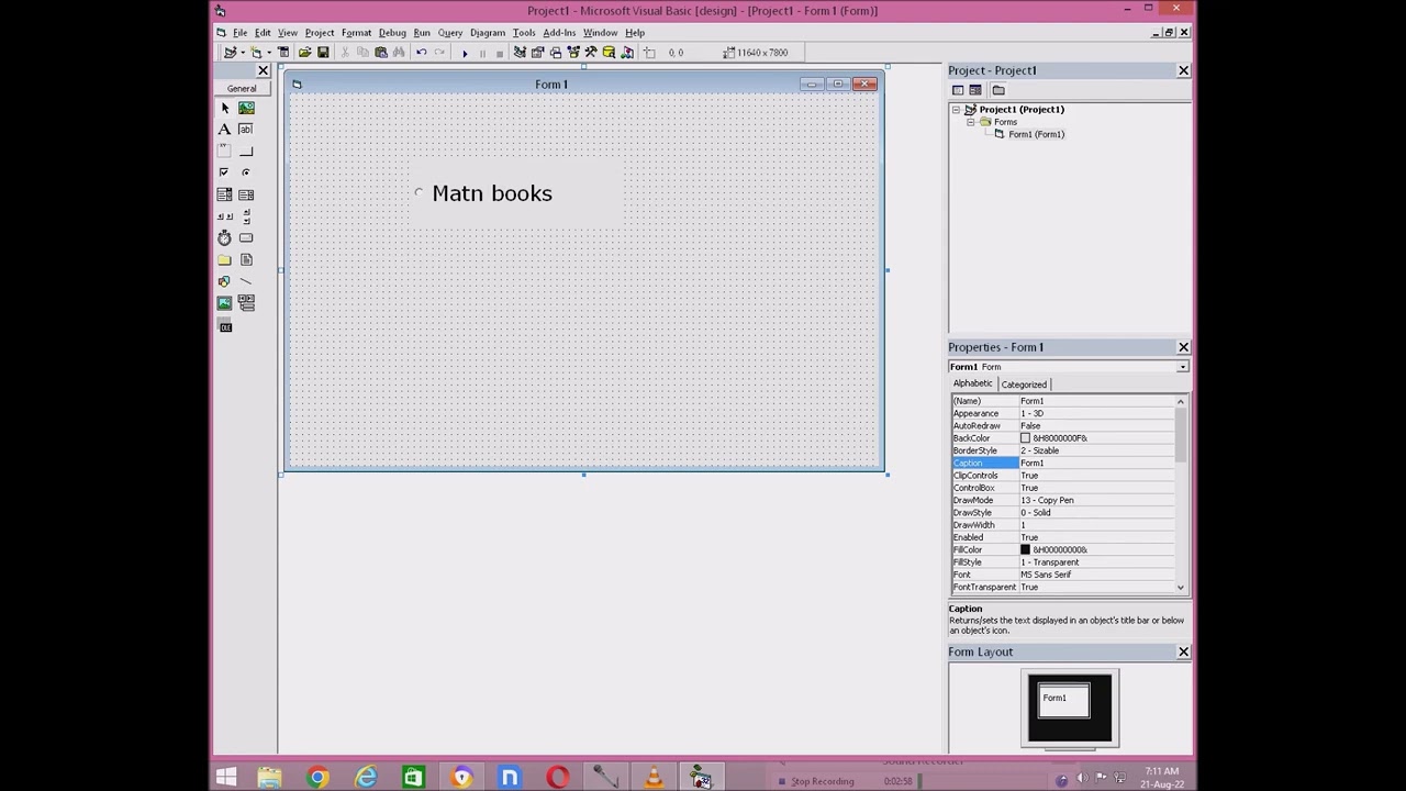 how to use option button in vb 6.0