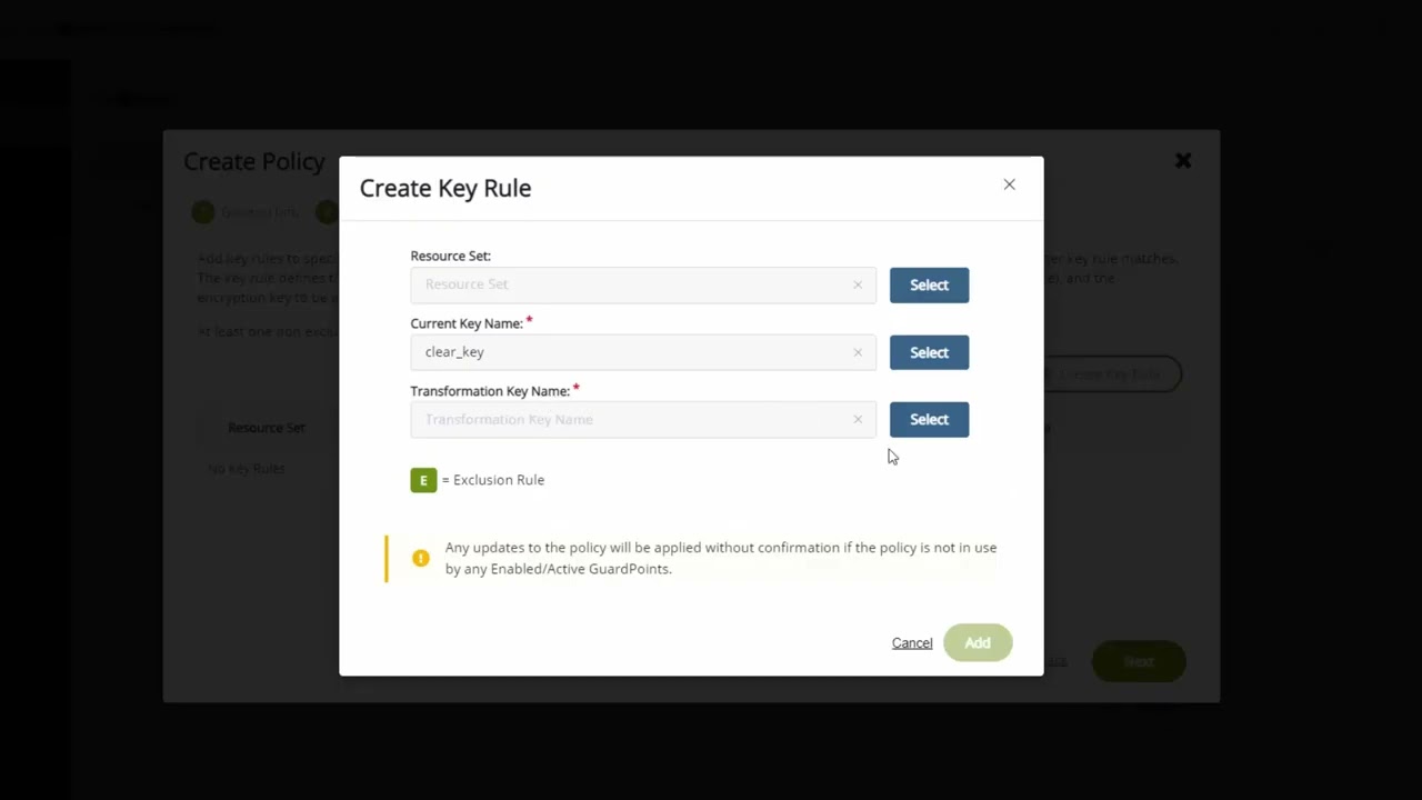 CTE for Database Encryption Example
