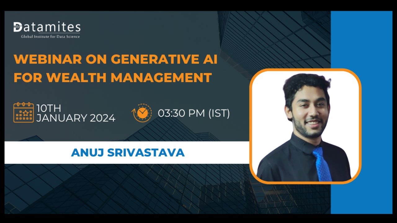 Webinar on Generative AI for Wealth Management