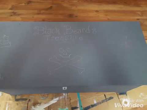 DIY Pirate Treasure Chest Toy Box