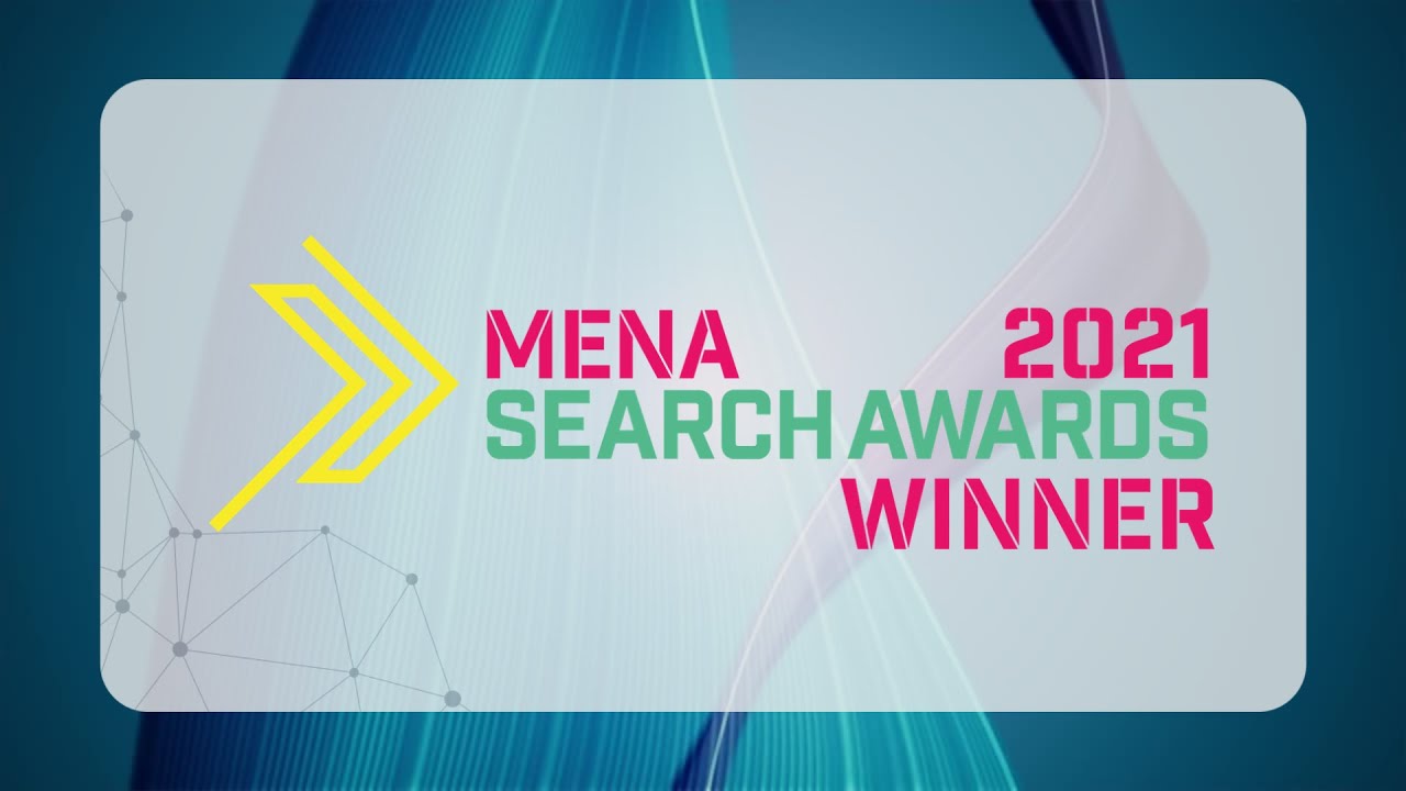 Mena Search Awards Winner 2021 - Sandstorm Digital ® Worldwide