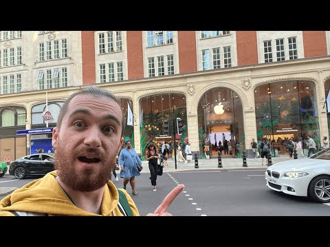 I Went To The Opening Of a New Apple Store! | Apple Brompton Road