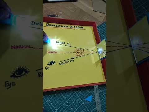 reflection of light school project working model