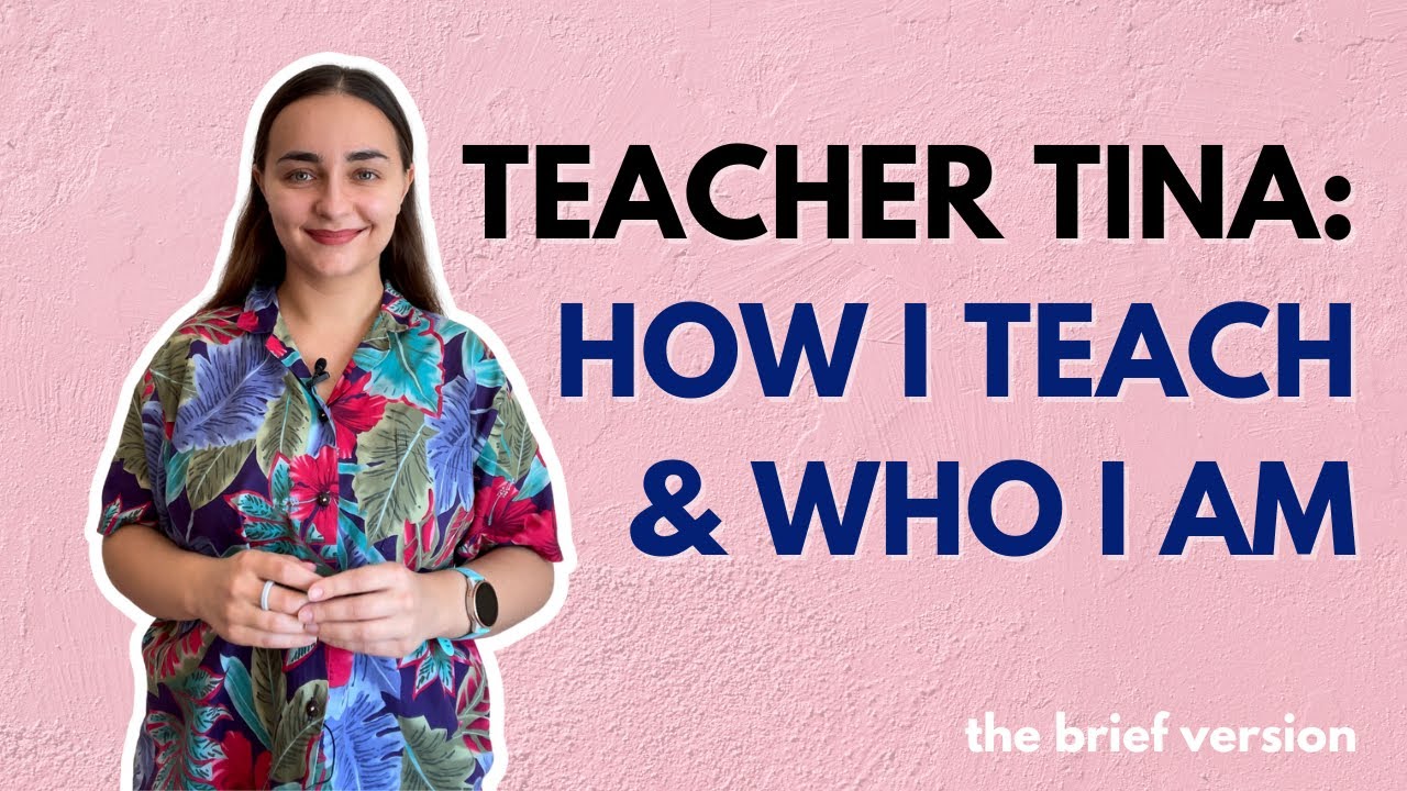 Teacher Tina's Brief Video-Introduction