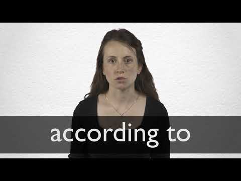 ACCORDING TO Synonyms | Collins English Thesaurus