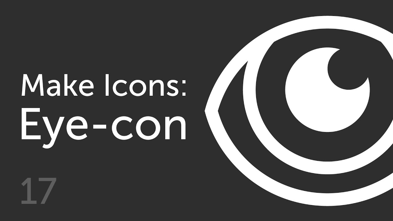 How to Make an Eye Icon  | Make Icons 17