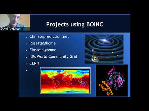 Webinar: BOINC - Volunteer Computing for Science Gateways