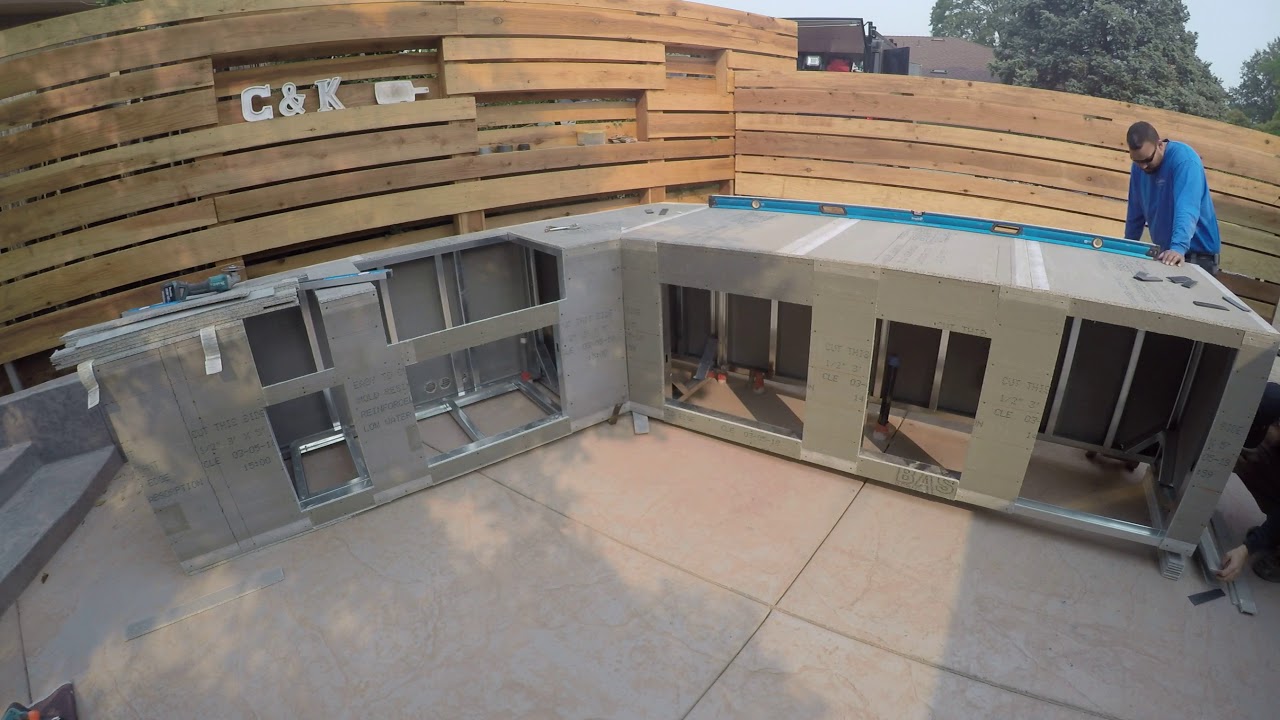 Outdoor Kitchen Install Video (Project: Placerville Job 1.2)
