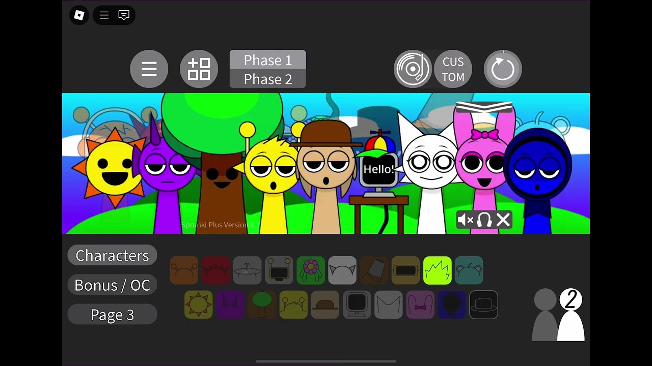 Incredibox Sprunki|little bit sped up|Sprunki plus Roblox