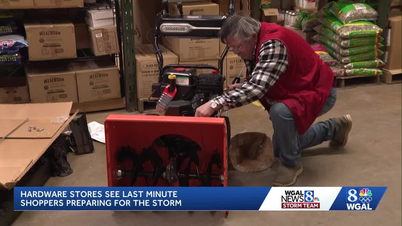 Hardware stores see surge as shoppers buy last-minute winter essentials