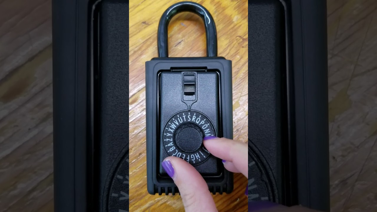 How to open a lock box
