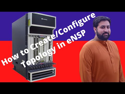 Routing | How to create & configure topology in eNSP | Part-6