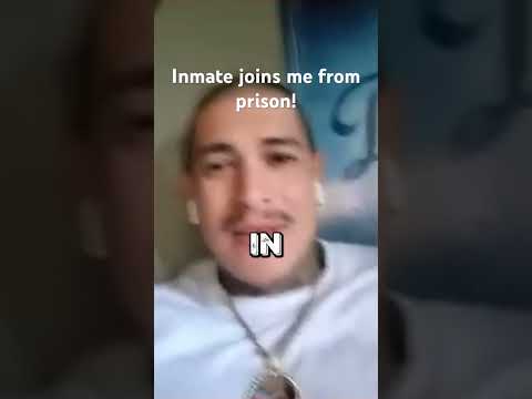 Inmate Joins My Live And Shows Me His Cell! #truecrime #prison #jail #prisoner #prisonlife