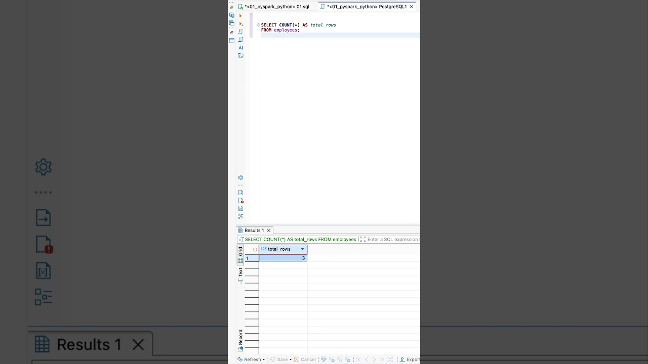 Count Rows #count #sql #postgresql #learning #coding #tutorial #table #query #sqltutorial #india