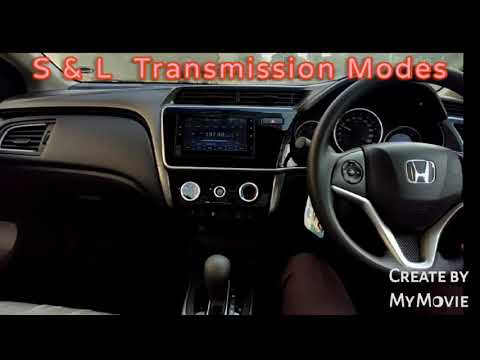 Sports Gear Mode and Lower Gear Mode (S & L) in CVT