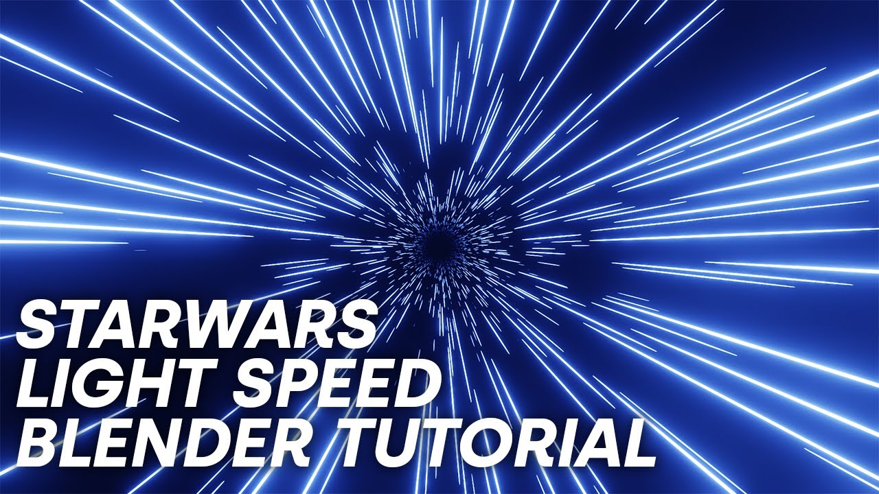 Create the Light Speed Star Wars Effect in Blender & Eevee (Blender Tutorial)