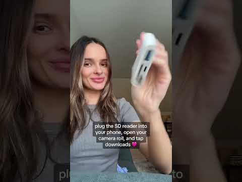 How to transfer photos from Tenpocket's camera to your phone.