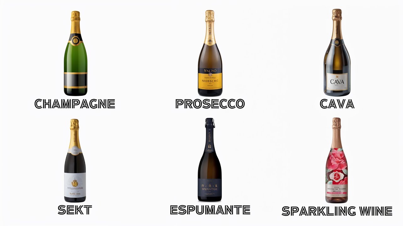 SPARKLING Wines Explained in 13 minutes: Champagne, Prosecco, Cava, Sekt, Espumante & more