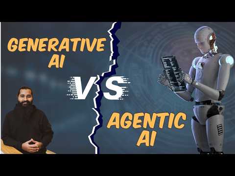 GenAI vs. Agentic AI in a nutshell | Complete guide in Urdu/Hindi