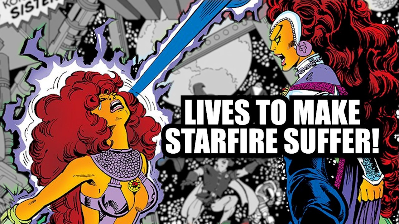 Blackfire LOVES Torturing Starfire | Starfire VS Blackfire Part 1