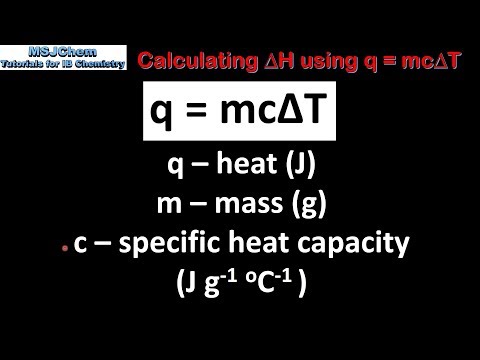 R1.1.4 Calculating ΔH using q = mcΔT