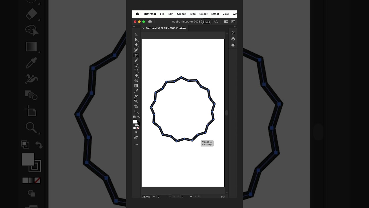 Stars, Starbursts & Pentagrams in Adobe Illustrator