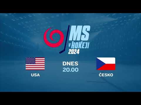 2024 IIHF Majstrovstvá sveta USA - Česko (23.5.2024 o 20:00 na JOJke)