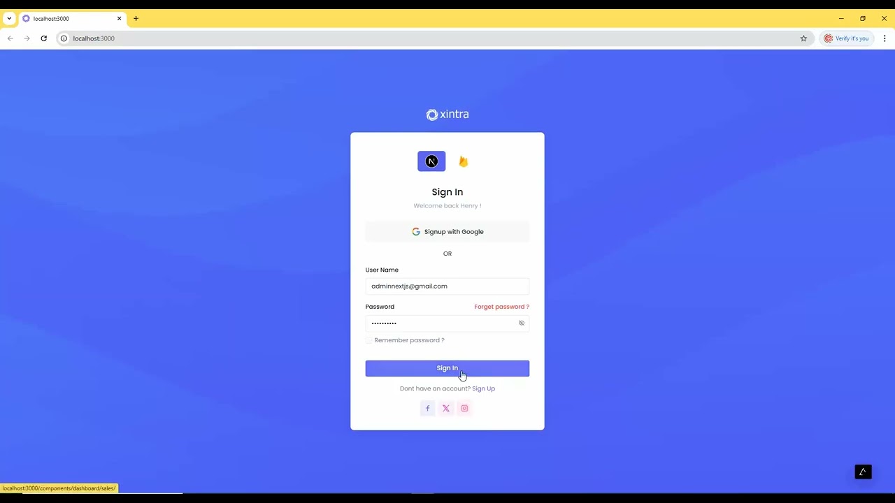 Installation process of Xintra NextJs Typescript - React-bootstrap Admin Dashboard Template.