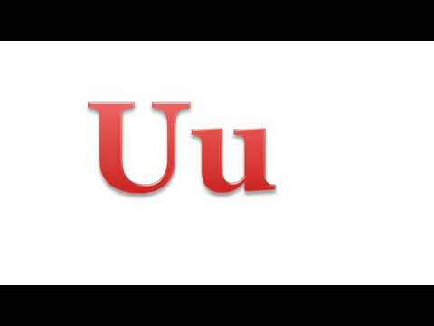 Learn words that begin with letter U
