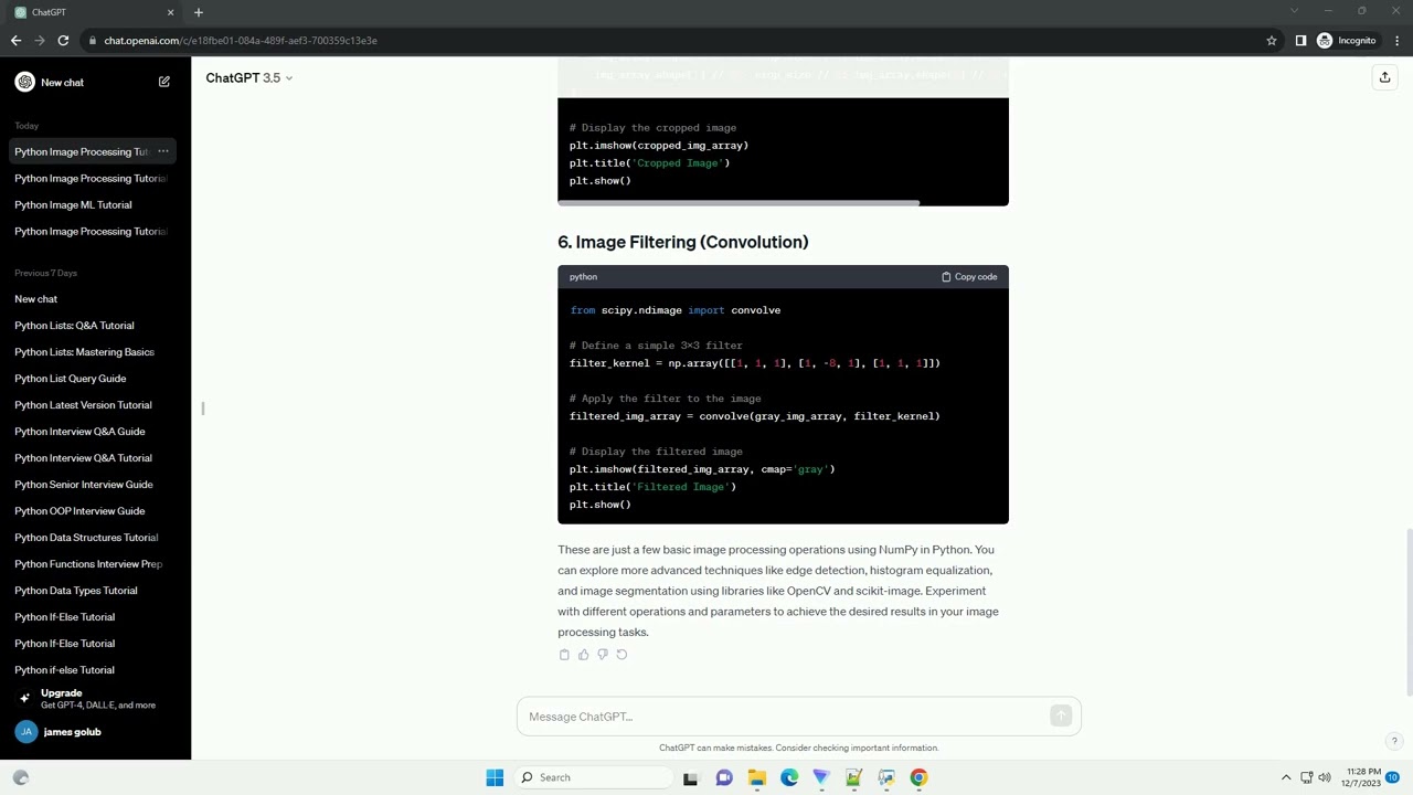 python image processing numpy