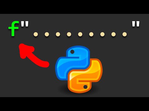 What does this "f" mean in Python?