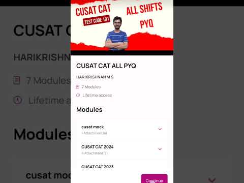 CUSAT CAT 2024 PYQ #CUSAT CAT 2024 PREVIOUS YEAR QUESTION #CUSAT CAT ALL PAPERS FREE DOWNLOAD
