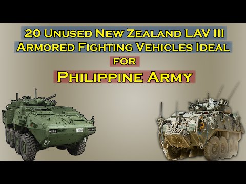 Unused New Zealand LAV III 8x8 AFV Ideal for Philippine Army