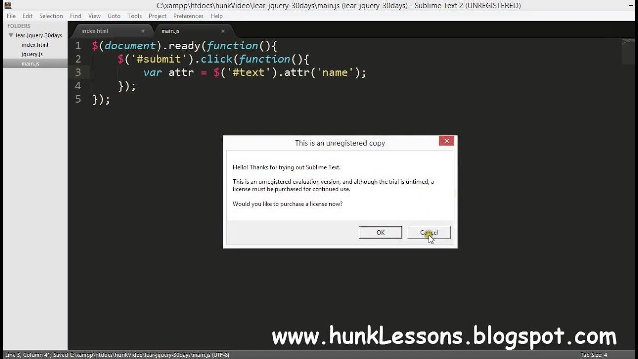 jQuery part 9 - jQuery attr() function