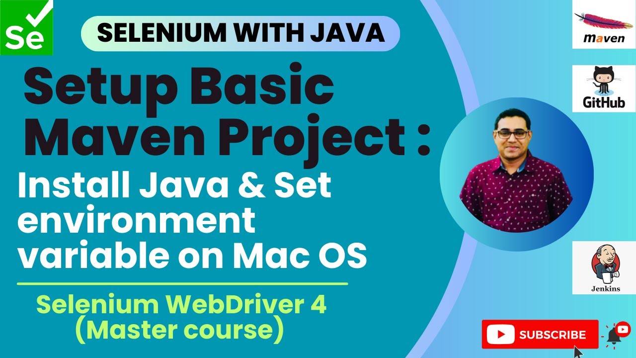 Session 4: Master Selenium -Java | The EASY Way to install Java & Set Environment Variable on Mac🚀