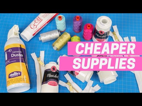 Where I Get Cheap Sewing Supplies | Cleaner's Supply Review