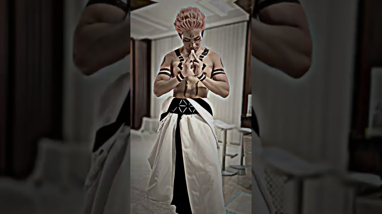 AZKA CORBUZIER COSPLAY SUKUNA🥶🥶  #azkacorbuzier @azkacorbuzierofficial