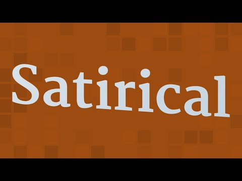 SATIRICAL pronunciation • How to pronounce SATIRICAL
