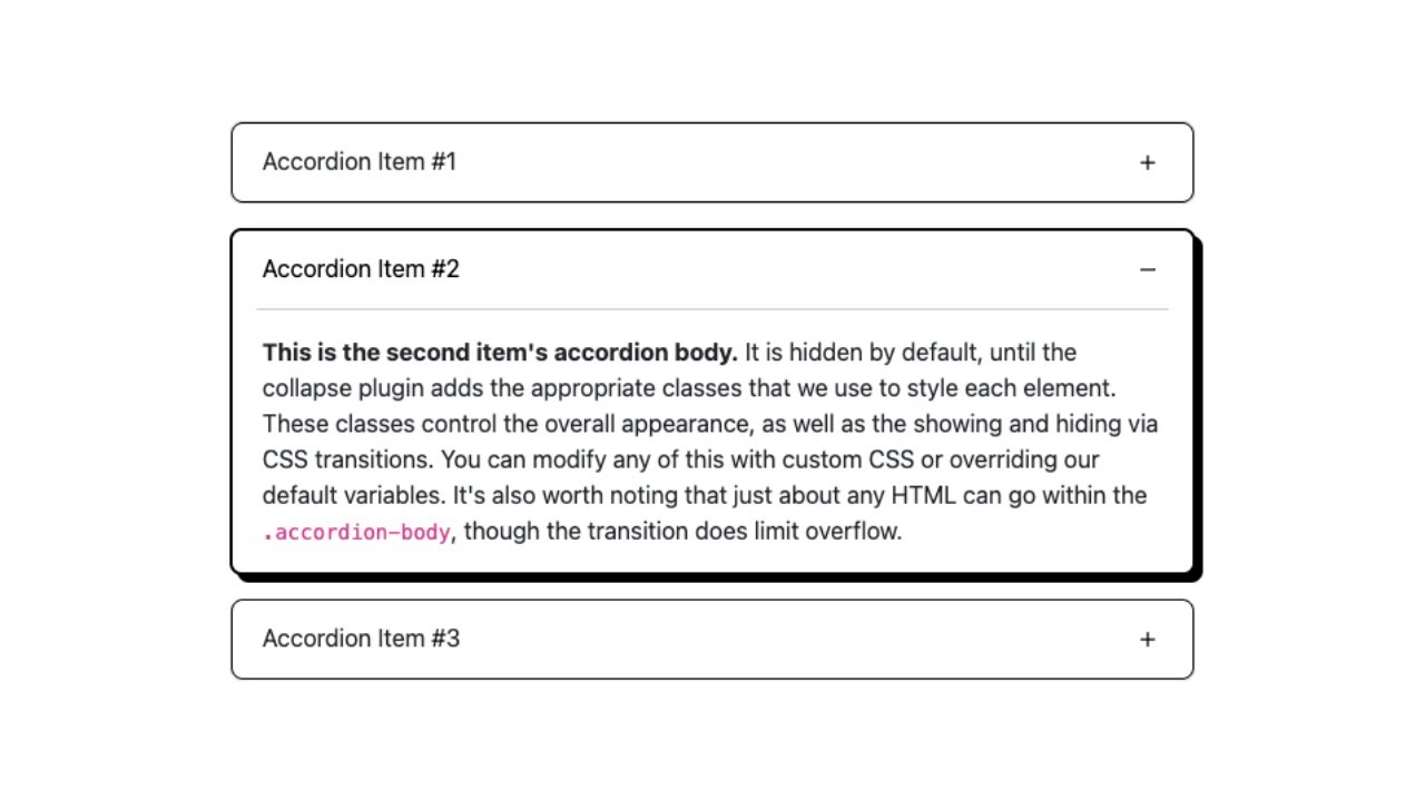 Bootstrap 5 Accordion Customization